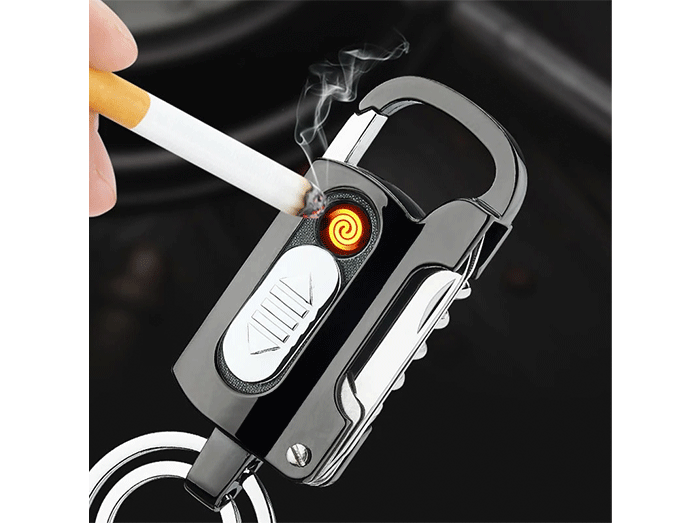 فندک شارژی و جاکلیدی چندکاره Multi-function keychain rechargeable ...