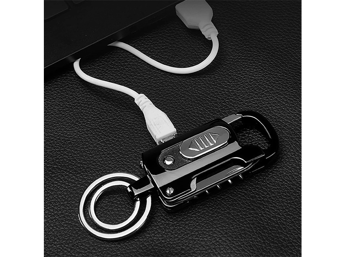 فندک شارژی و جاکلیدی چندکاره Multi-function keychain rechargeable Electronic Lighter - فروشگاه ...