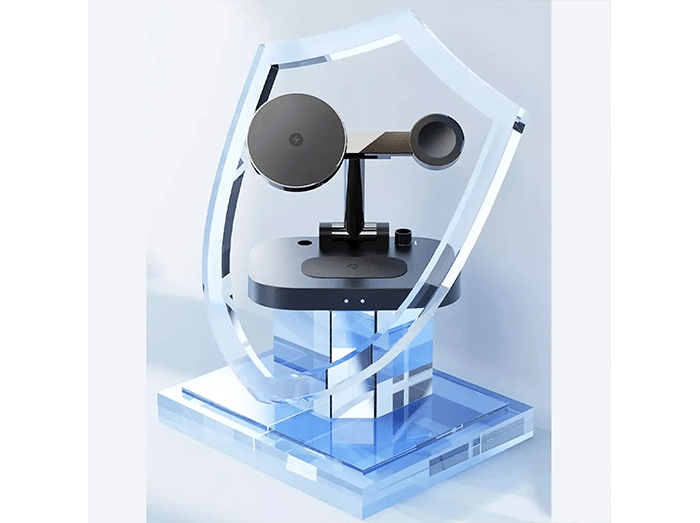 شارژر وایرلس فست چهارکاره 15 وات راک Rock Space W52 4-in-1 Foldable ...