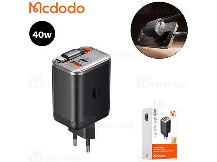 شارژر دیواری 2 پورت مک دودو Mcdodo 427 FreeGo 40W - فروشگاه رایابای
